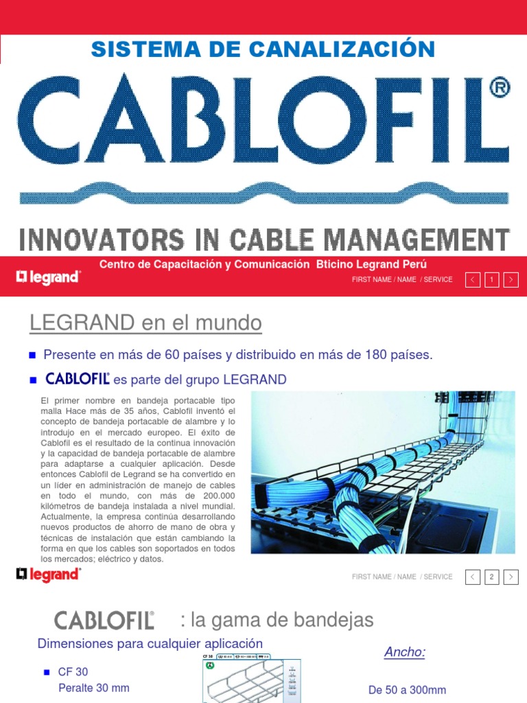 CABLOFIL | PDF | Tornillo