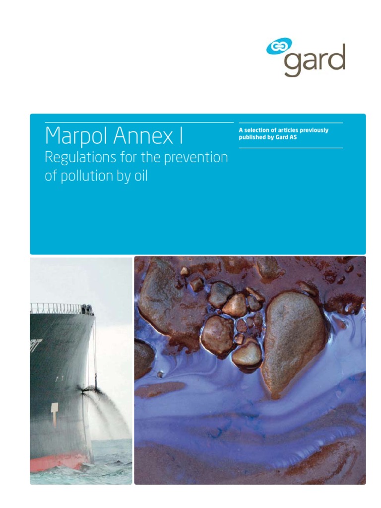 Marpol Annex 1 | PDF | Oil Tanker | Regulatory Compliance