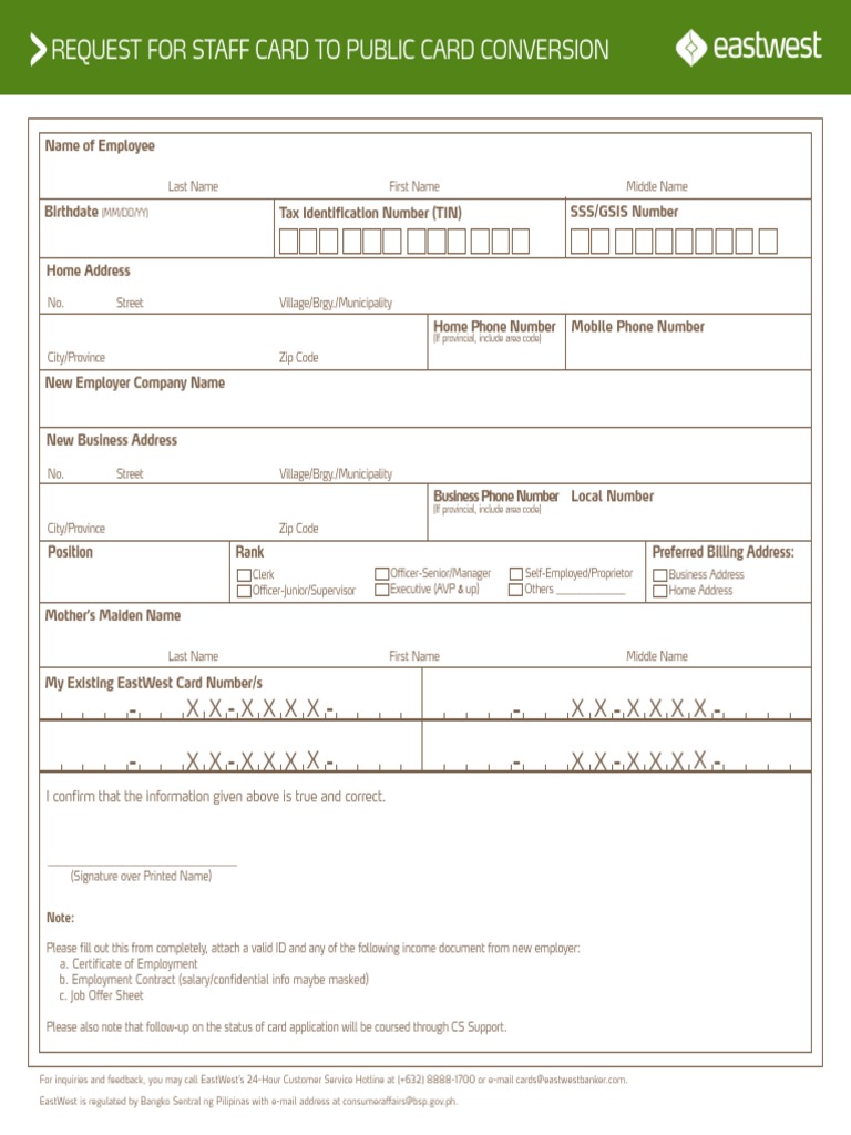 Conversion To Public From Staff Card | PDF | Identity Document | Business Conversion To Public From Staff Card | PDF | Identity Document | Business