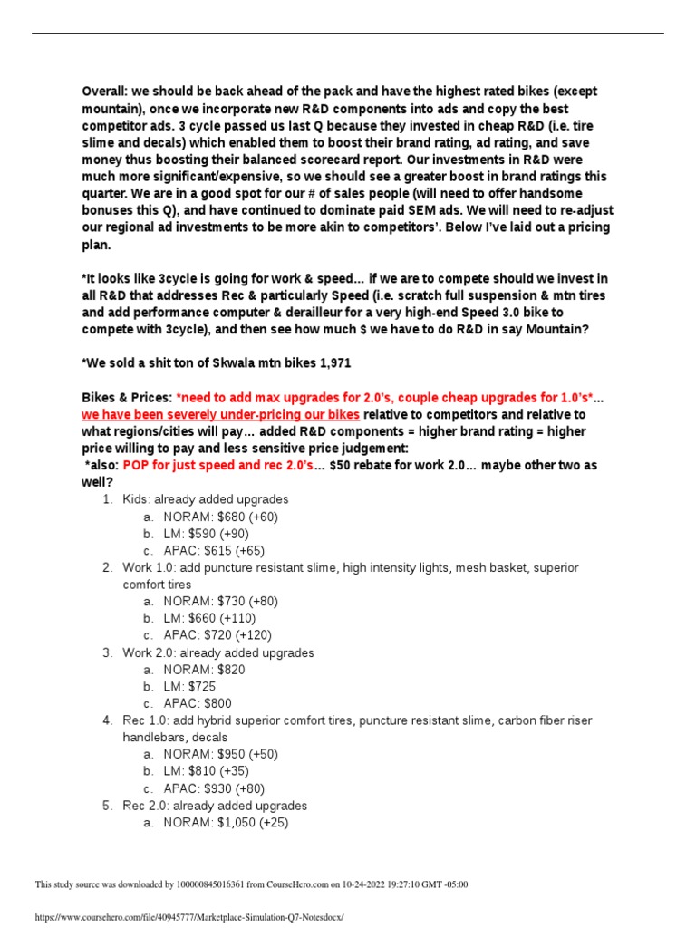Simulation Q7 Notes | PDF | Vehicles