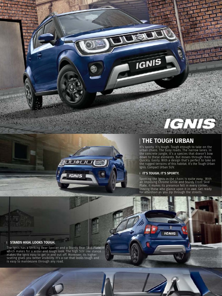 Ignis Brochure | PDF | Seat Belt | Steering