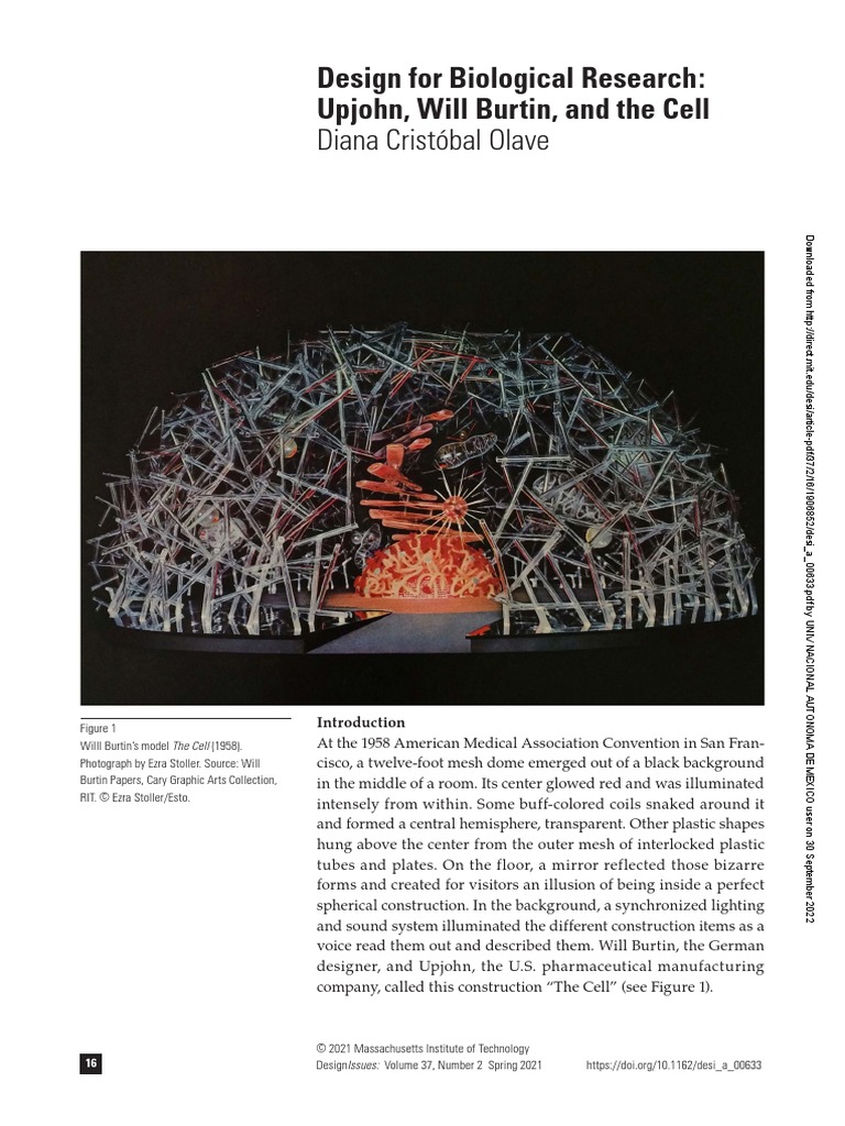 Design For Biological Research - Upjohn, Will Burtin, and The Cell ...