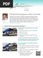 Lower Back Pain Exercise Sheet V3 | PDF | Clinical Medicine | Human Anatomy