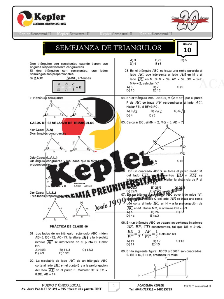 Geometria Final | PDF | Triángulo | Geometría triangular