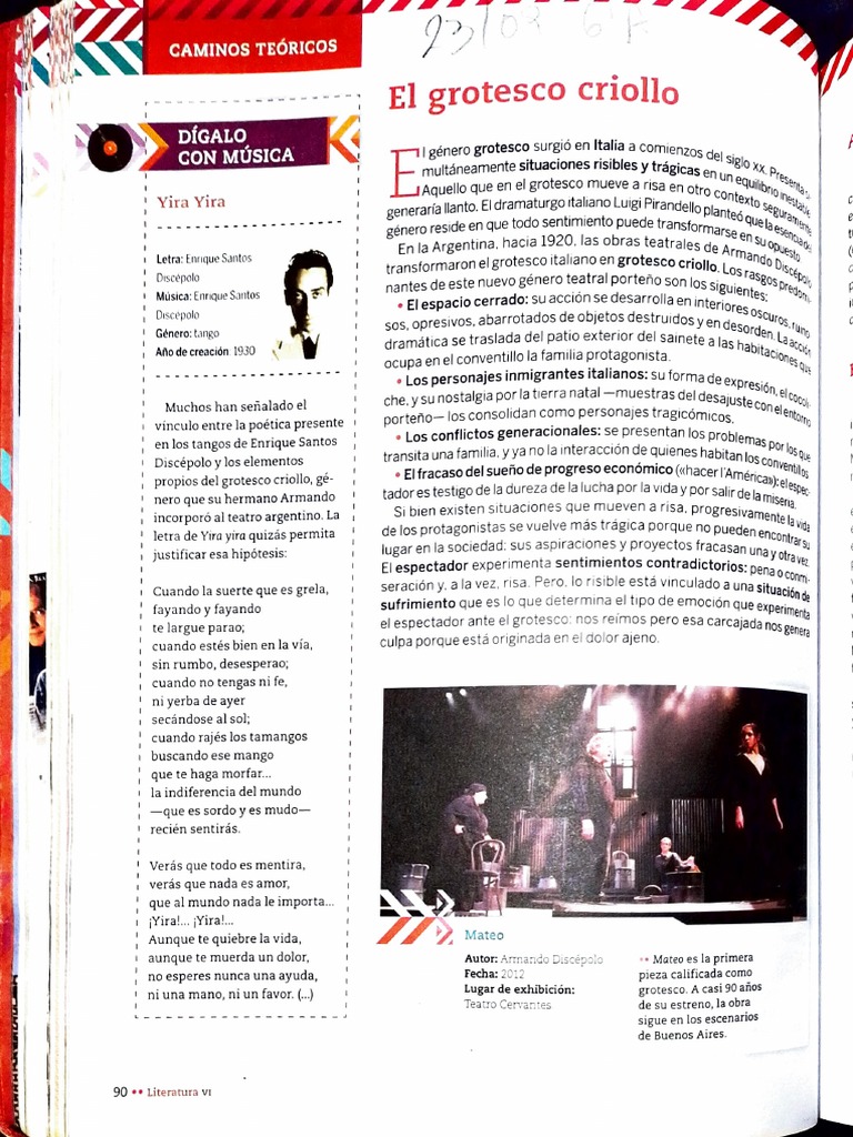 El Grotesco Criollo en el Teatro Argentino | PDF | Grotesco