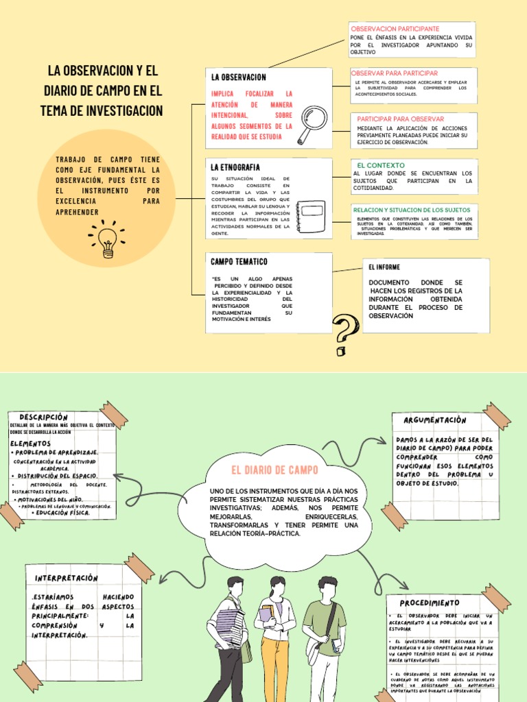 Organizador Grafico Diario de Campo | PDF | Experiencia | Ciencia cognitiva