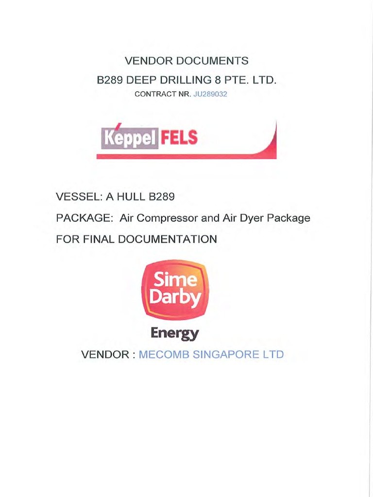 Air Compressor and Air Dyer Package | PDF | Engineering | Mechanical ...