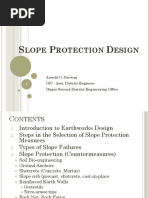 DPWH Grouted Riprap Design | PDF | Slope | Pressure