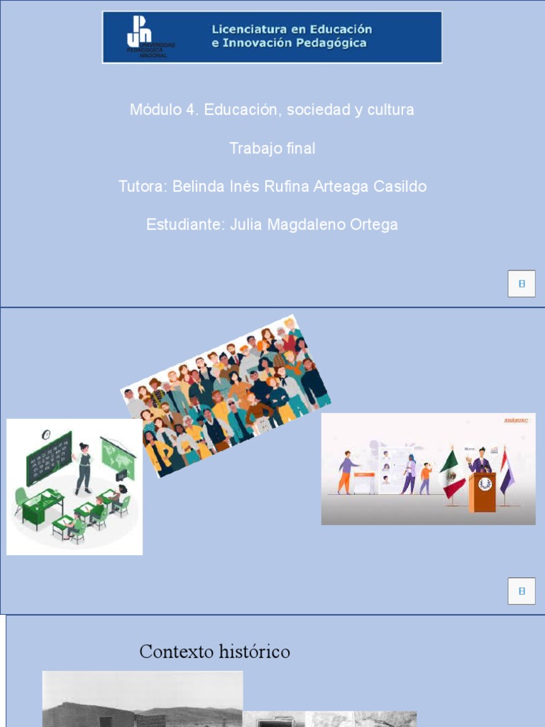 Trabajo Final Del M Dulo 4 | PDF | Educación más alta | México