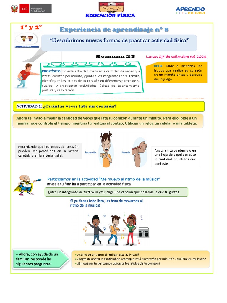 Exp8-Semana 23-III ciclo-DAR - 2021 | PDF | Corazón