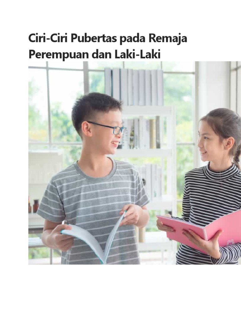 Ciri Pubertas pada Remaja Perempuan | PDF | Pengembangan Diri ...