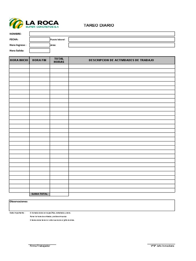 TAREO Diario Personal.-.-. | PDF