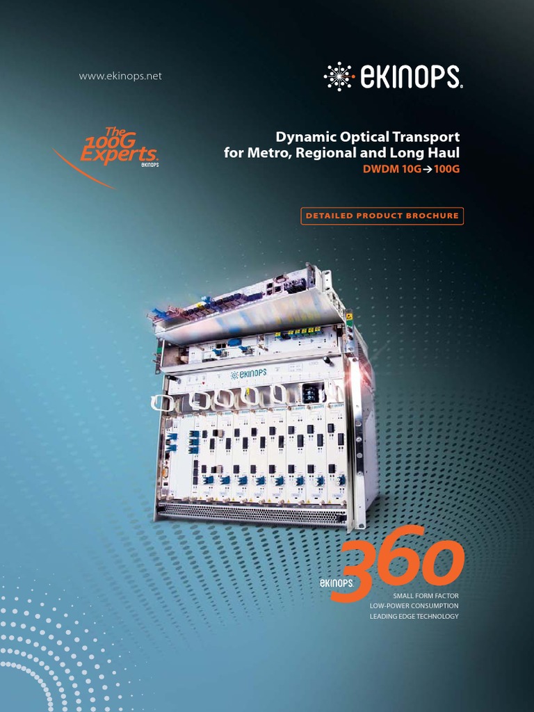 Ekinops 360 Overview | PDF | Wavelength Division Multiplexing | Telecommunications Infrastructure