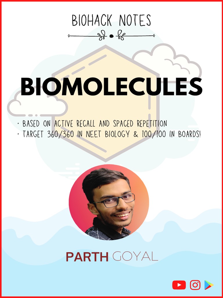 Biomolecules New BioHack | PDF | Metabolism | Polysaccharide