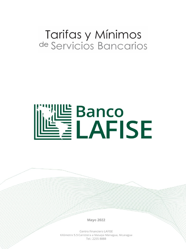 Tarifario Servicios Bancarios | PDF | Tarjeta de débito | Bancos