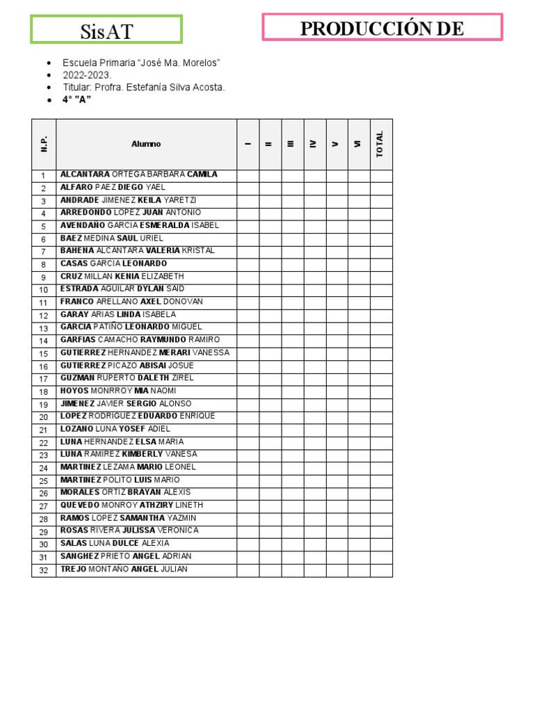 Producción de Textos Sisat | PDF