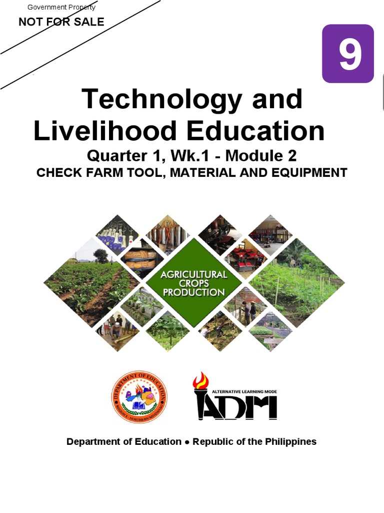 Tle9 - q1 - Mod2 - Check Farm Tool Material and Equipment - v5 4 | PDF ...
