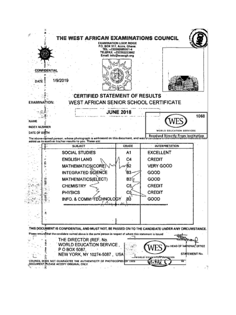 Ghana Sample Documents | PDF