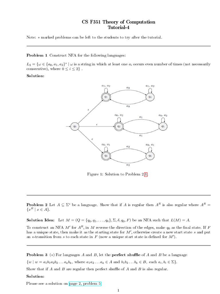 Tut-4 Solutions | PDF