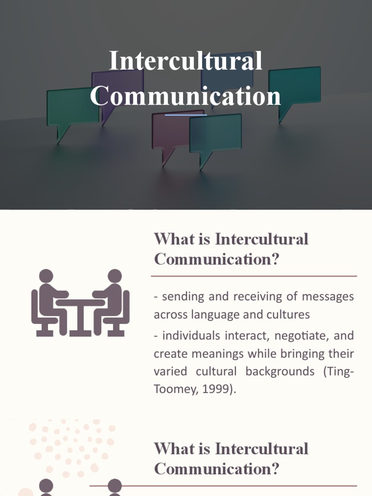 Intercultural Speech Context Style | PDF | Cross Cultural Communication ...