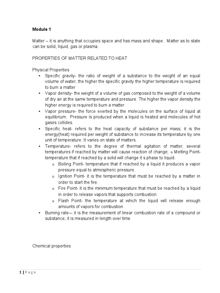 Fire and Arson Investigation Reviewer | PDF | Combustion | Fires