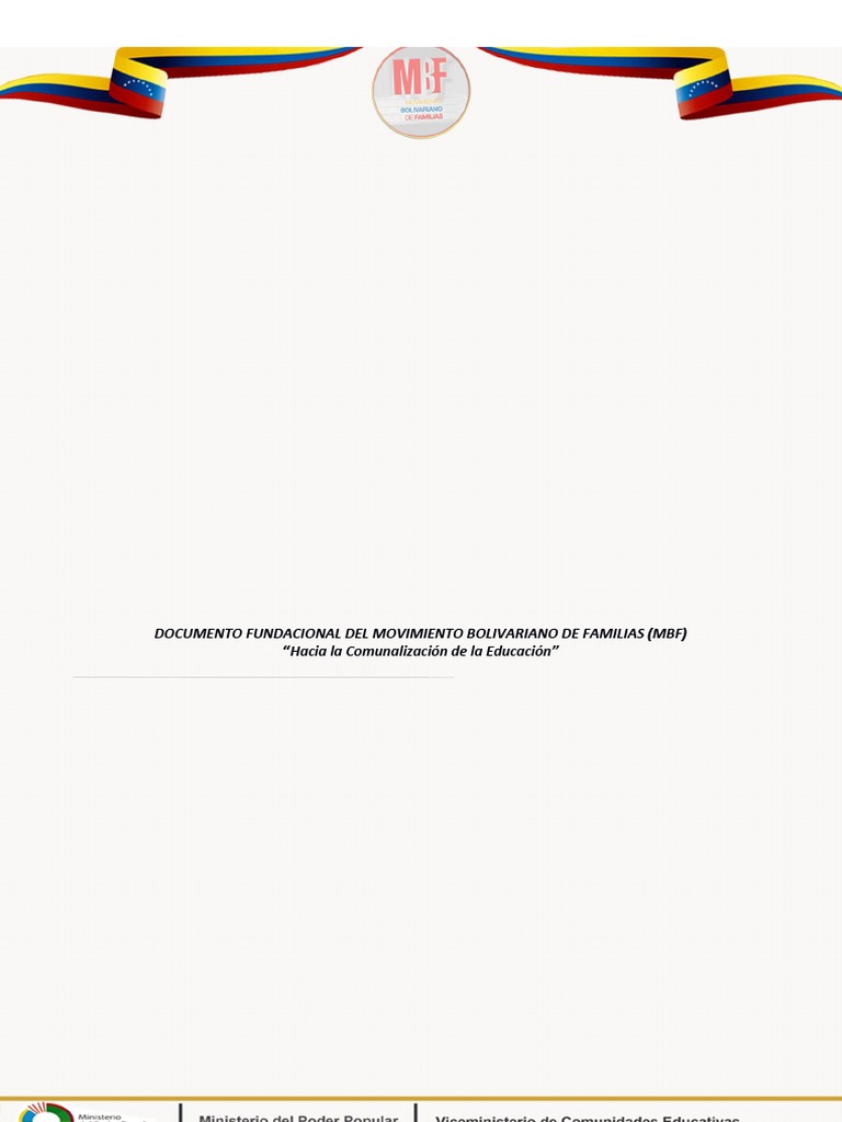 DOCUMENTO FUNDACIONAL 04.03.20 Act | PDF | Venezuela | Medios de ...