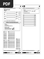 KET Reading and Writing Answer Sheet | PDF