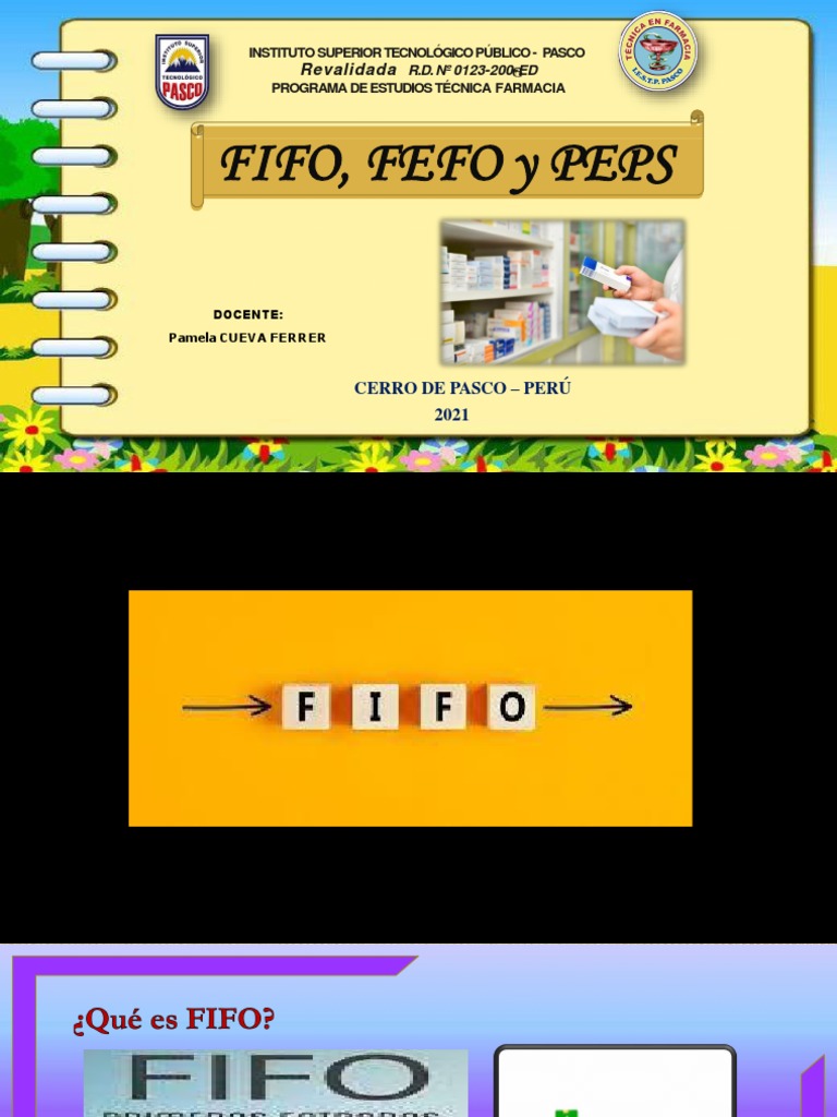 Semana 16 - Fifo y Fefo | PDF | Business | Economias