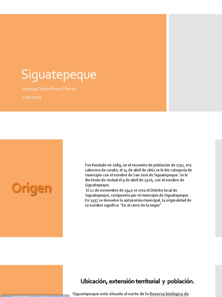 Siguatepeque: Historia y Población | PDF