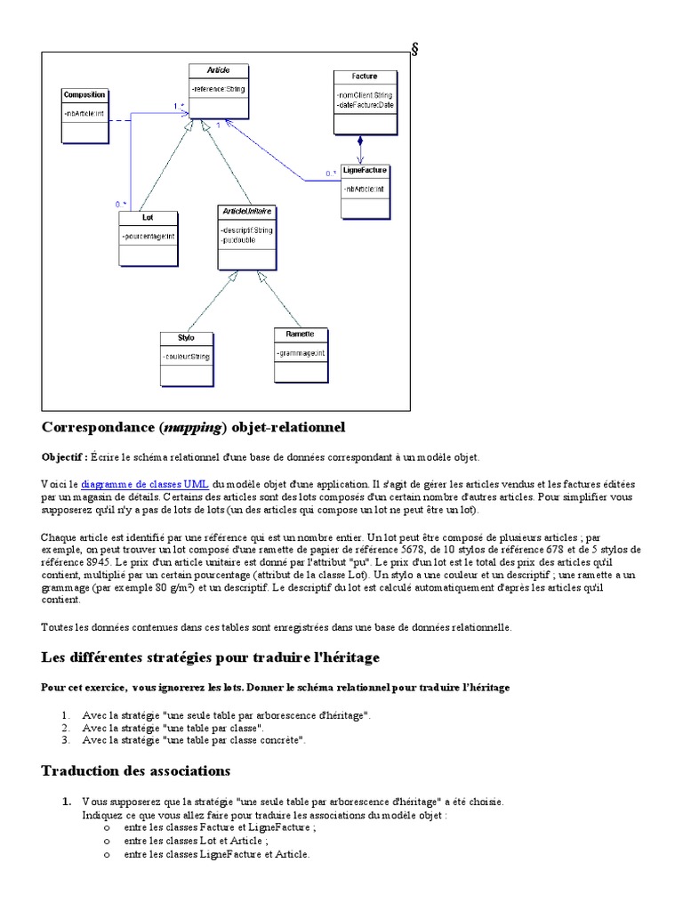Mapping objet-relationnel en Java | PDF | Bases de données | Java (Langage de programmation)