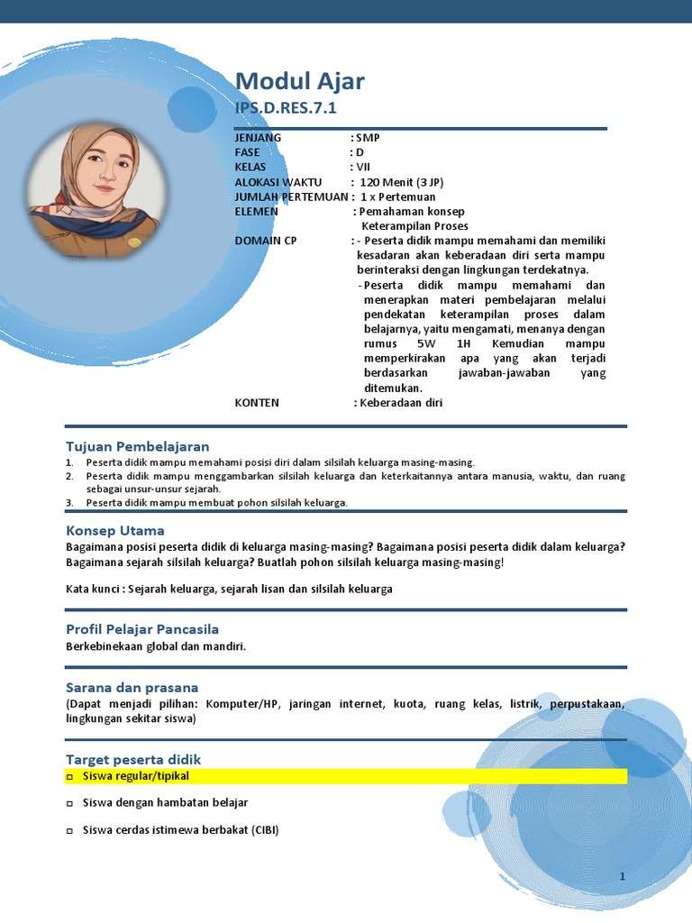 Modul Ajar IPS Kelas 7 | PDF