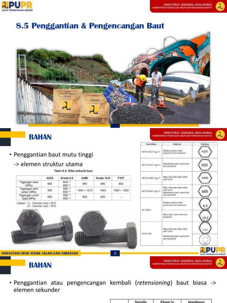 SEKSI 8.5 Penggantian - Pengencangan Baut | PDF