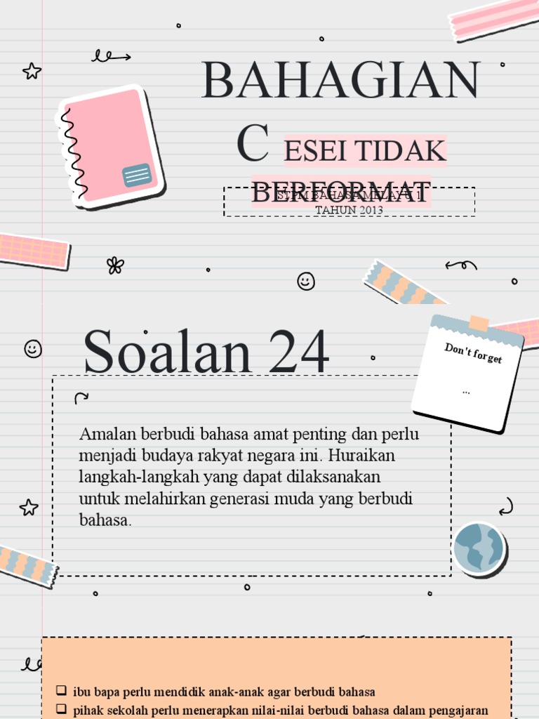 Langkah Melahirkan Generasi Berbudi Bahasa | PDF