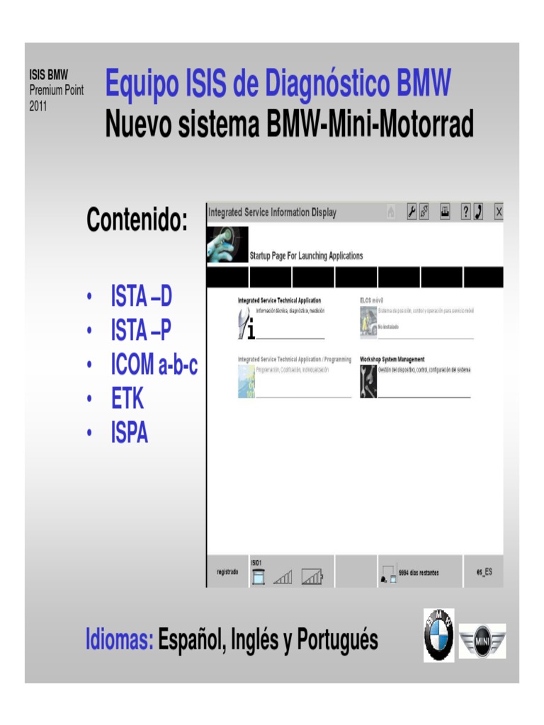 Equipo ISIS BMW Premium Point | PDF | Fabricantes de vehículos de motor ...
