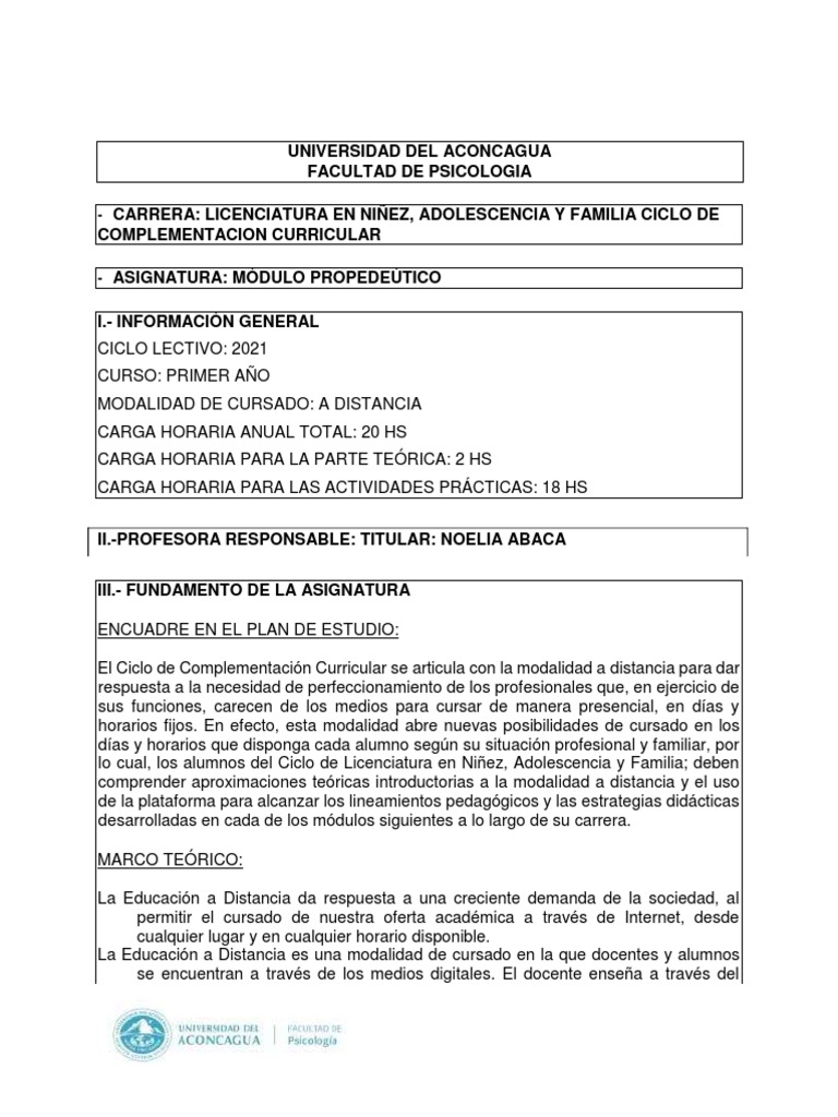 Programa Módulo Introductorio 2022 | PDF | Moodle | Educación a distancia