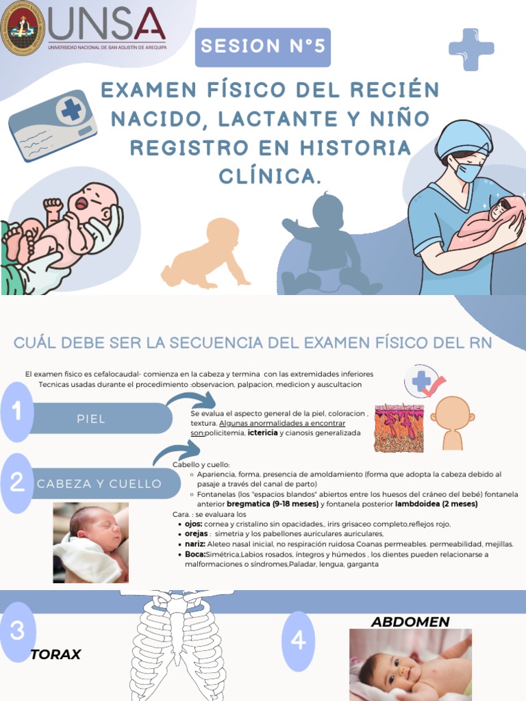 Examen Fisico Del Recien Nacido | PDF | Diente | Pie