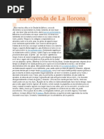 Leyenda de La Llorona | PDF