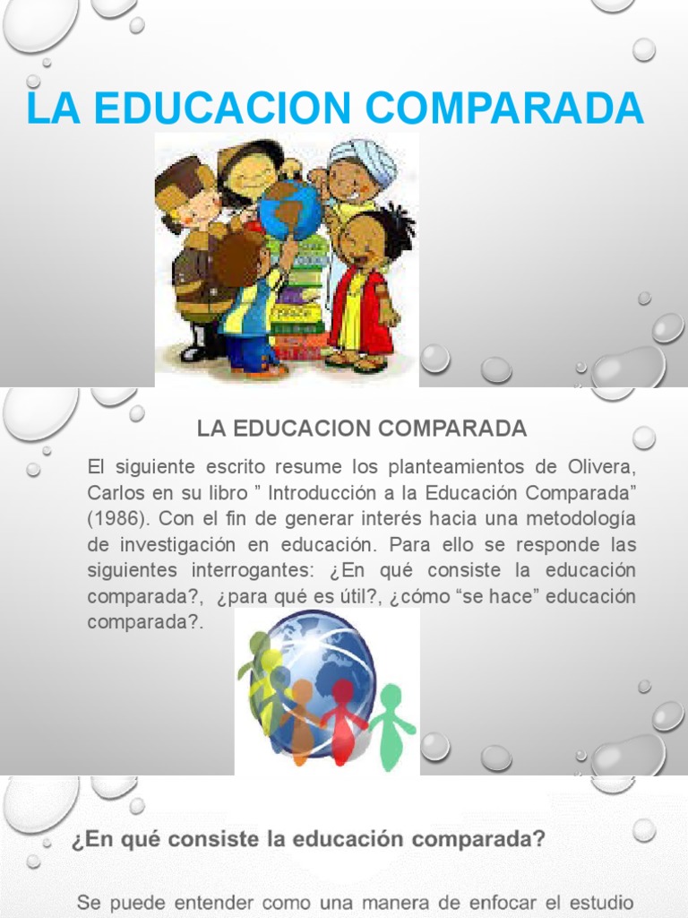 3-La Educacion Comparada | PDF | Hipótesis | Método científico