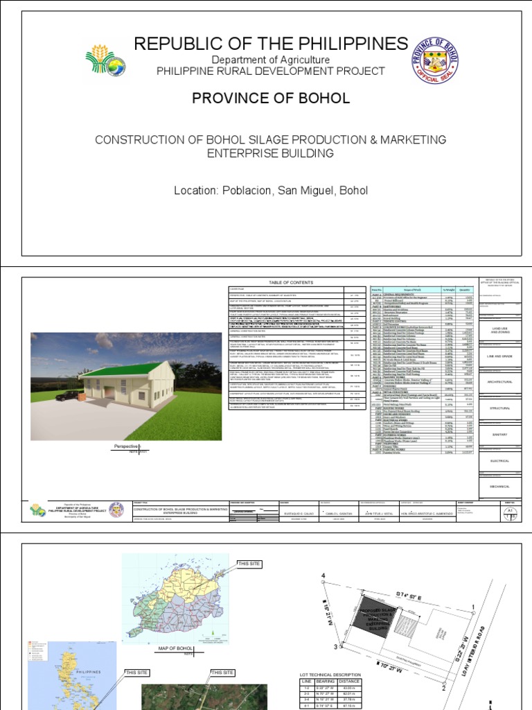 Construction of Bohol Silage Production & Marketing Enterprise Building ...
