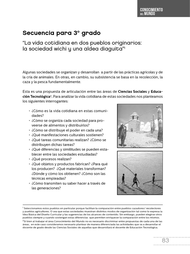 3°GRADO-La Vida Cotidiana en Dos Pueblos Originarios | PDF | Sociedad ...
