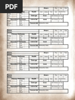 SPYCRAFT RPG Character Sheet | PDF | Firearms | Military Science