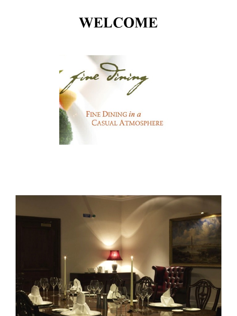 Fine Dining | PDF