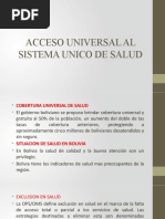Sistema Único de Salud en Bolivia | PDF | Hospital | Bolivia