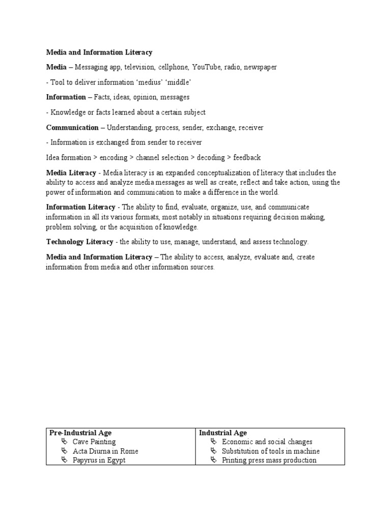 Media and Information Literacy | PDF | Mass Media | Information