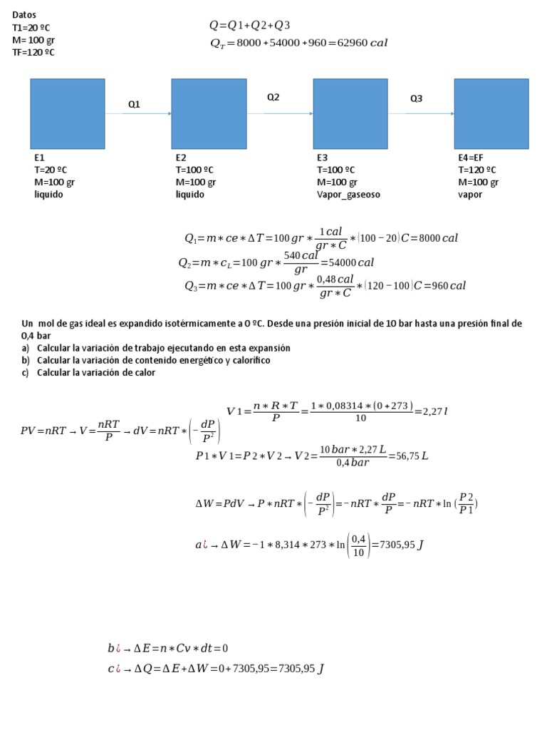 Termo 3 | PDF | Química | Termodinámica