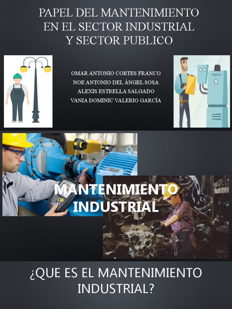 Mantenimiento Industrial y Del Sector Publico | PDF | Presupuesto | Economias