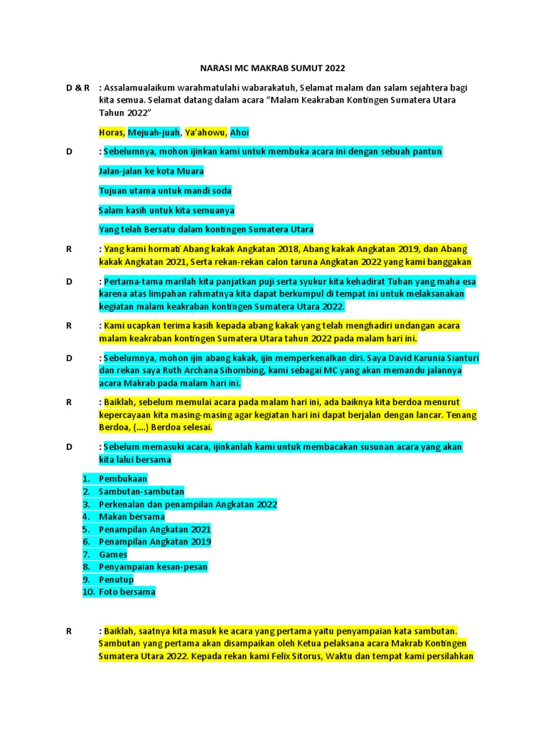 Narasi Mc Terbaru 2 Pdf