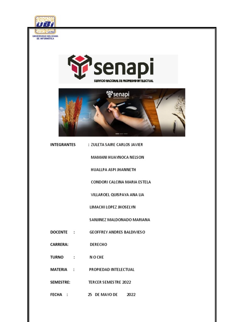 Senapi | PDF | Propiedad intelectual | Patentar