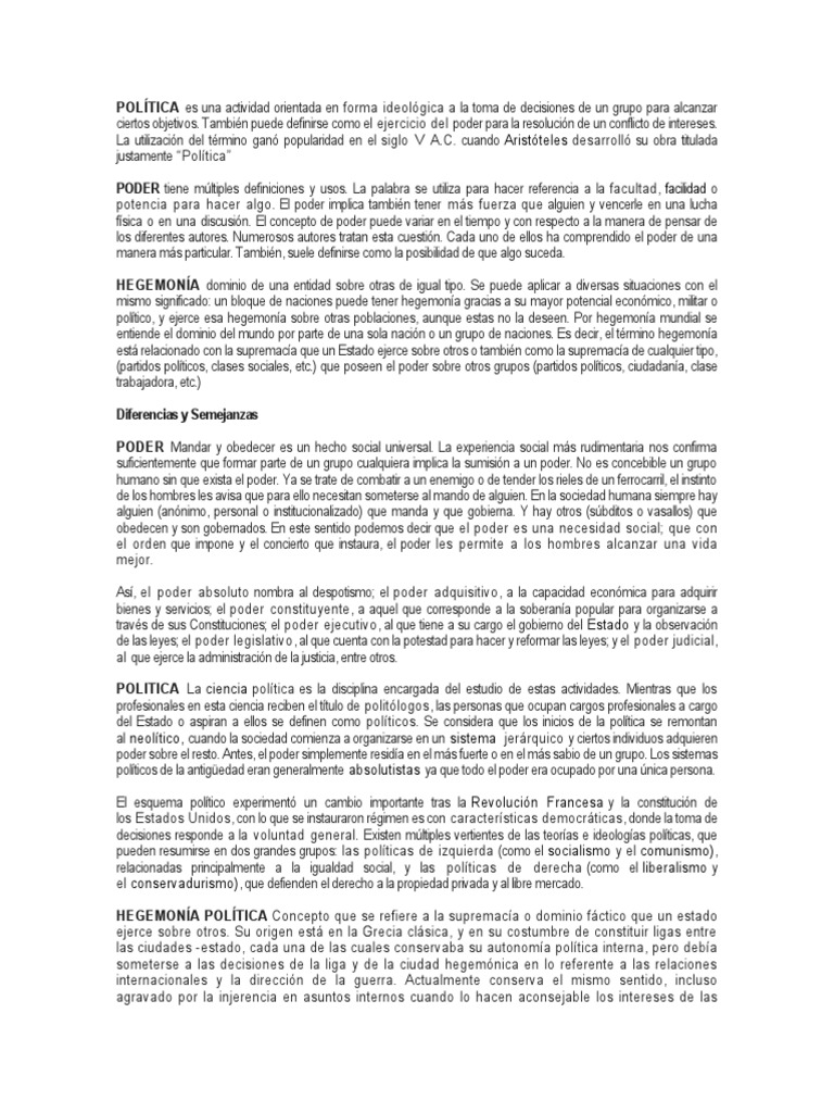 Tema 3 Examen Mami | PDF | Hegemonía | Estado (política)