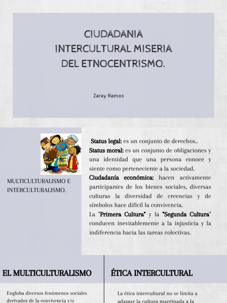 Ciudadanía Intercultural. | PDF | Multiculturalismo | Interculturalidad